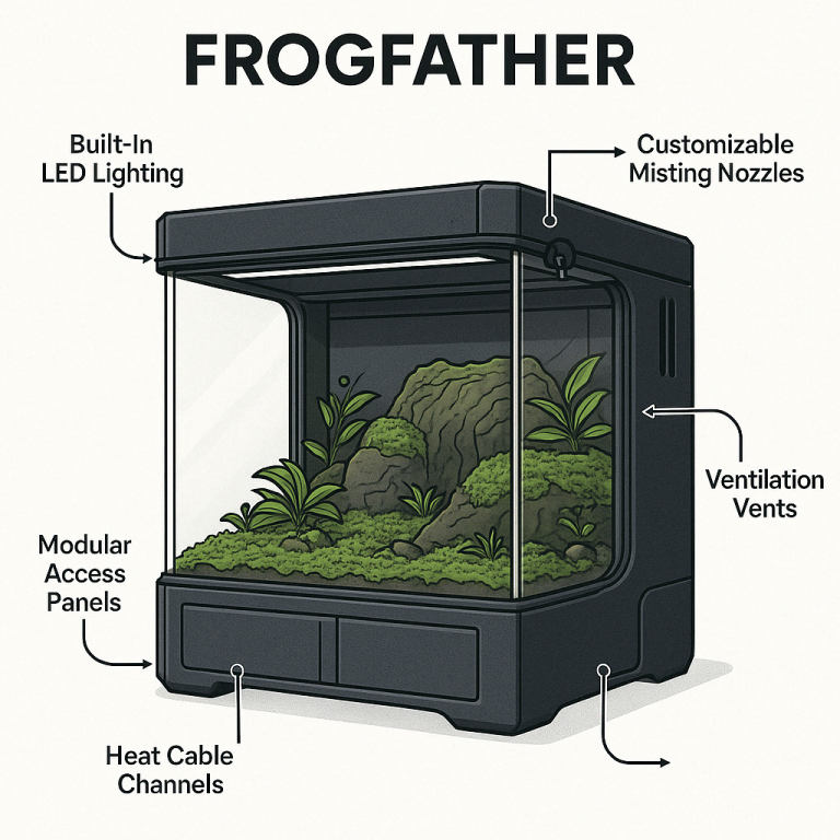 Introducing The Future Of Dart Frog Vivariums - FROGFATHER