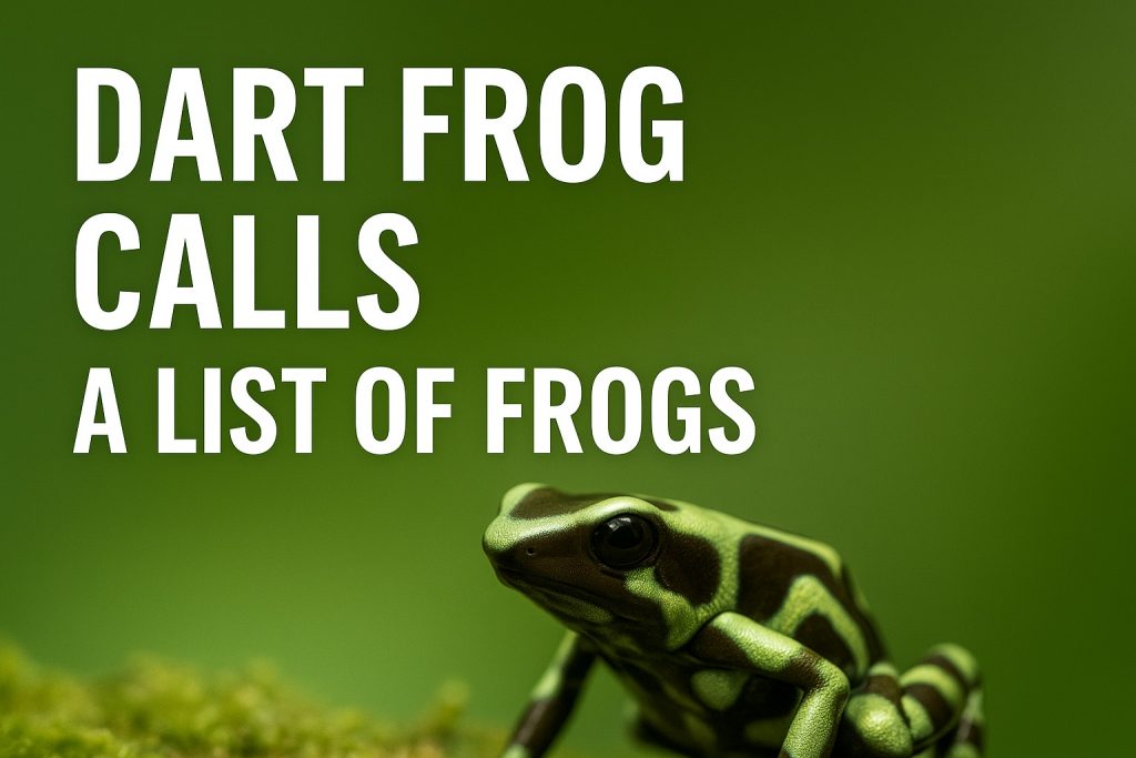 Dart Frog Calls UK With Sounds: The Ultimate Guide To Poison Dart Frog ...