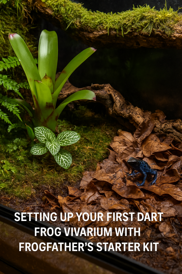 Setting Up Your First Dart Frog Vivarium With Frogfather’s Starter Kit ...