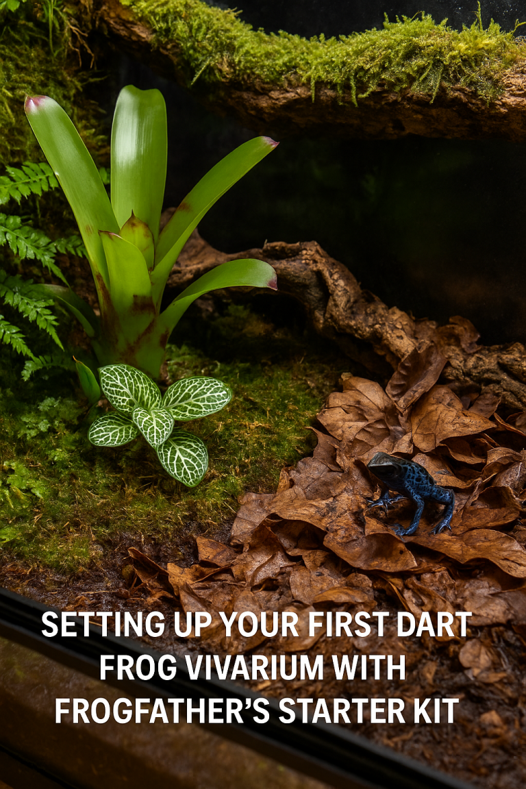 Setting Up Your First Dart Frog Vivarium With Frogfather’s Starter Kit ...